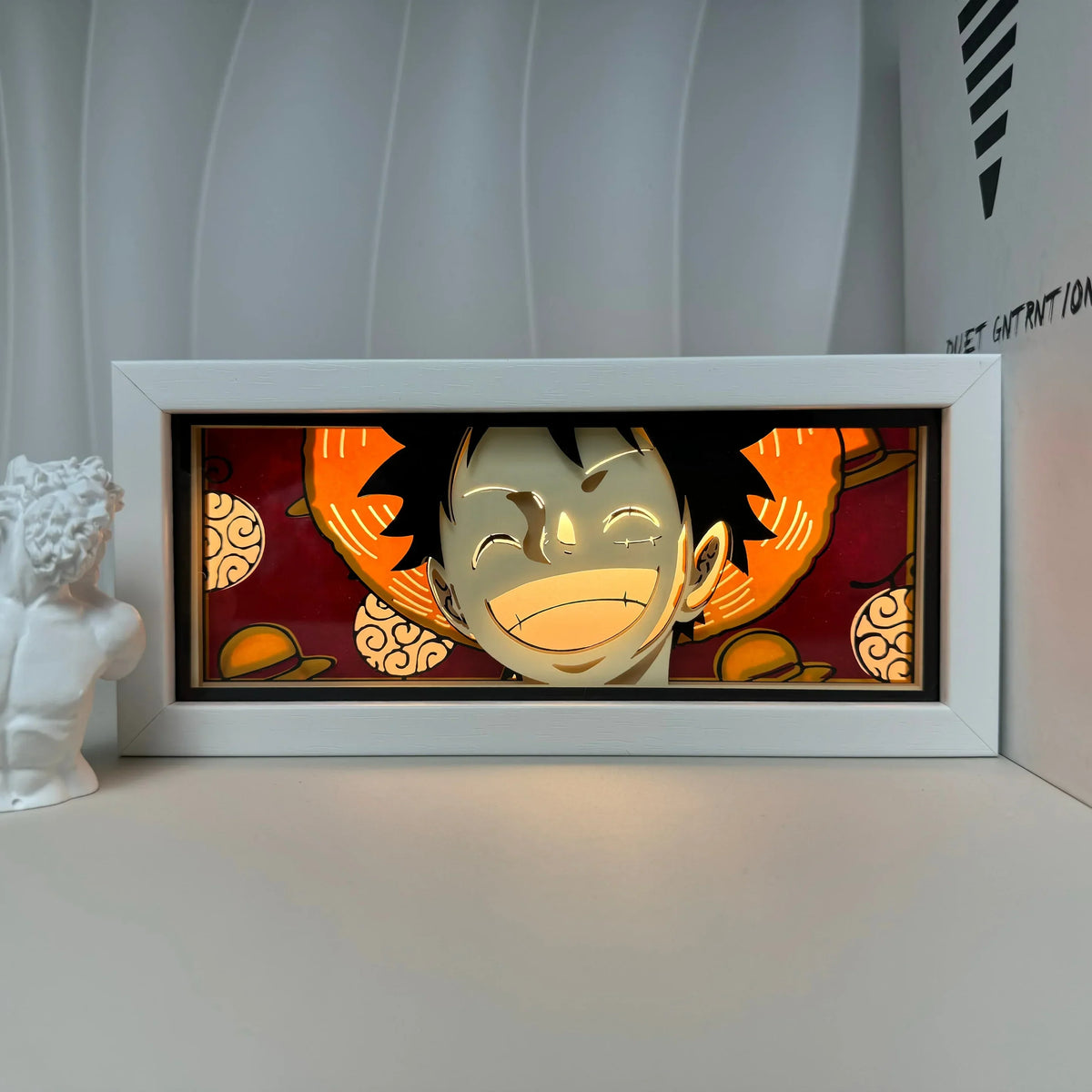Anime Monkey D. Luffy RGB Light Box Decor – Calarbo