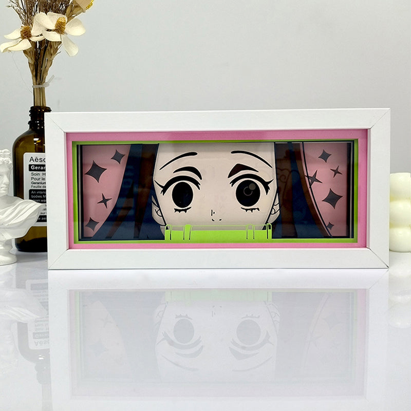 Anime Nezuko RGB Light Box Decor – Calarbo